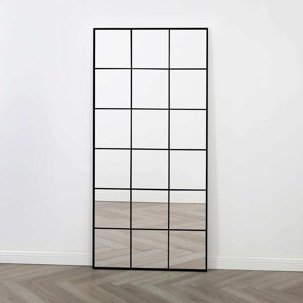 Aion - Full Length Window Mirror with Black Frame - 180x90 – Home ...