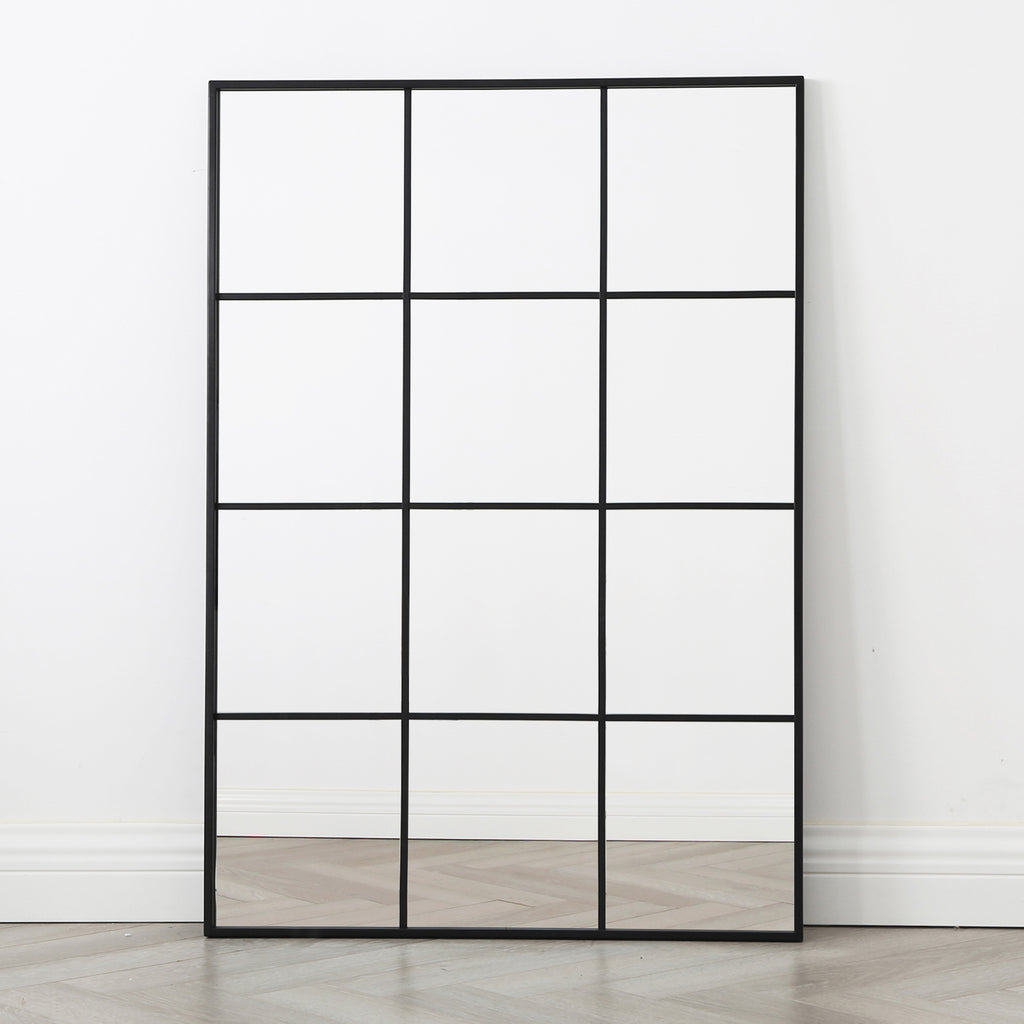 Aion - Window Mirror with Rectangular Black Frame - 120x80 – Home ...