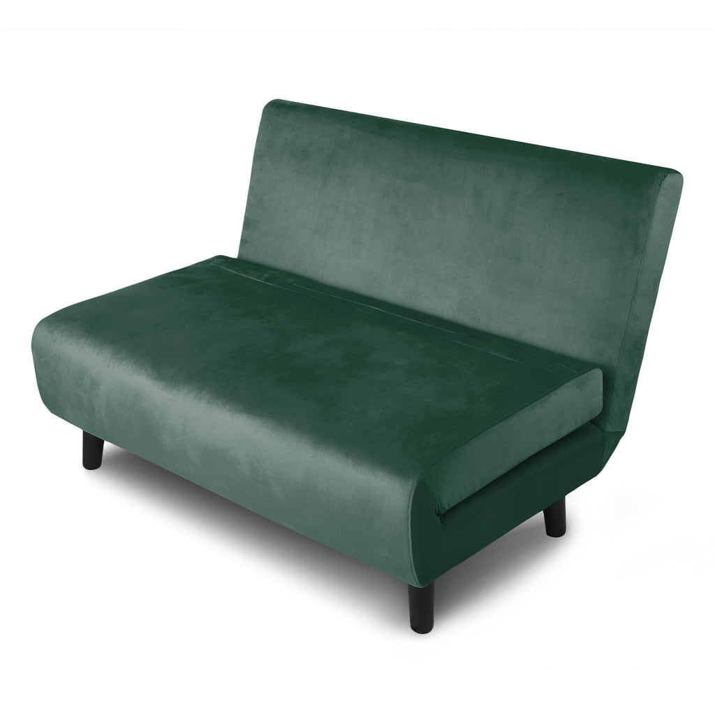 Aurora - Small Double Sofa Bed in Velvet - 2 Seater – Home Garden Direct