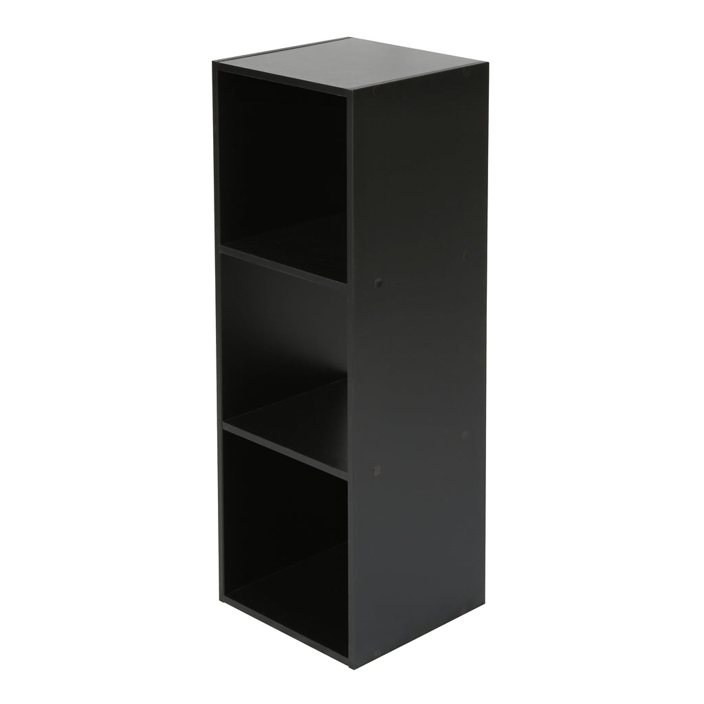Jane - 3x1 Bookcase - Cube storage boxes (Black or Oak) – Home Garden ...