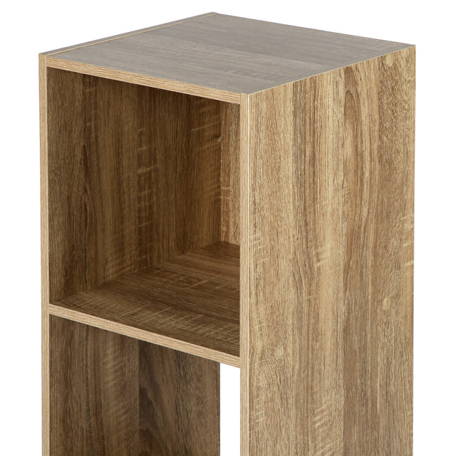 Jane 3x1 Bookcase with Cube Storage Boxes – Black or Oak – Home Garden ...