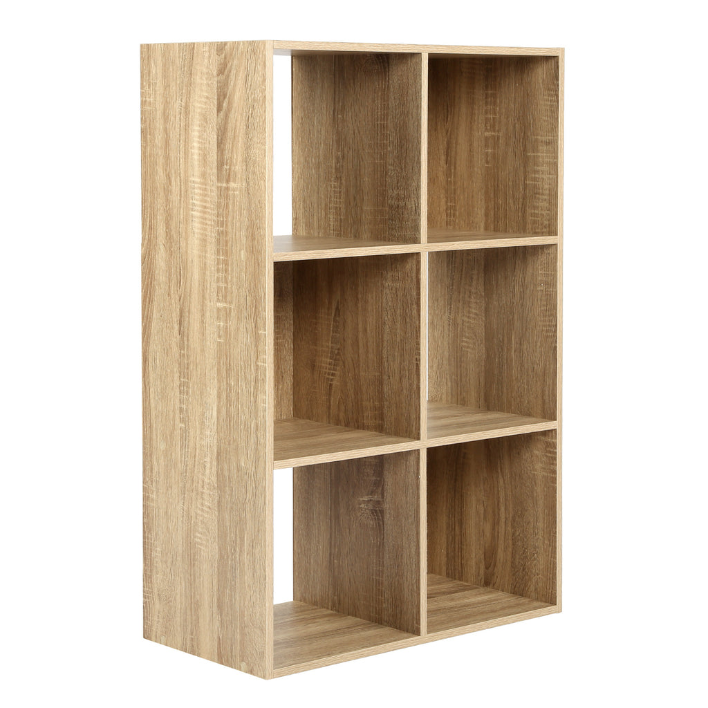 Jane - 3x2 Bookcase - Cube storage boxes (Black or Oak) – Home Garden ...