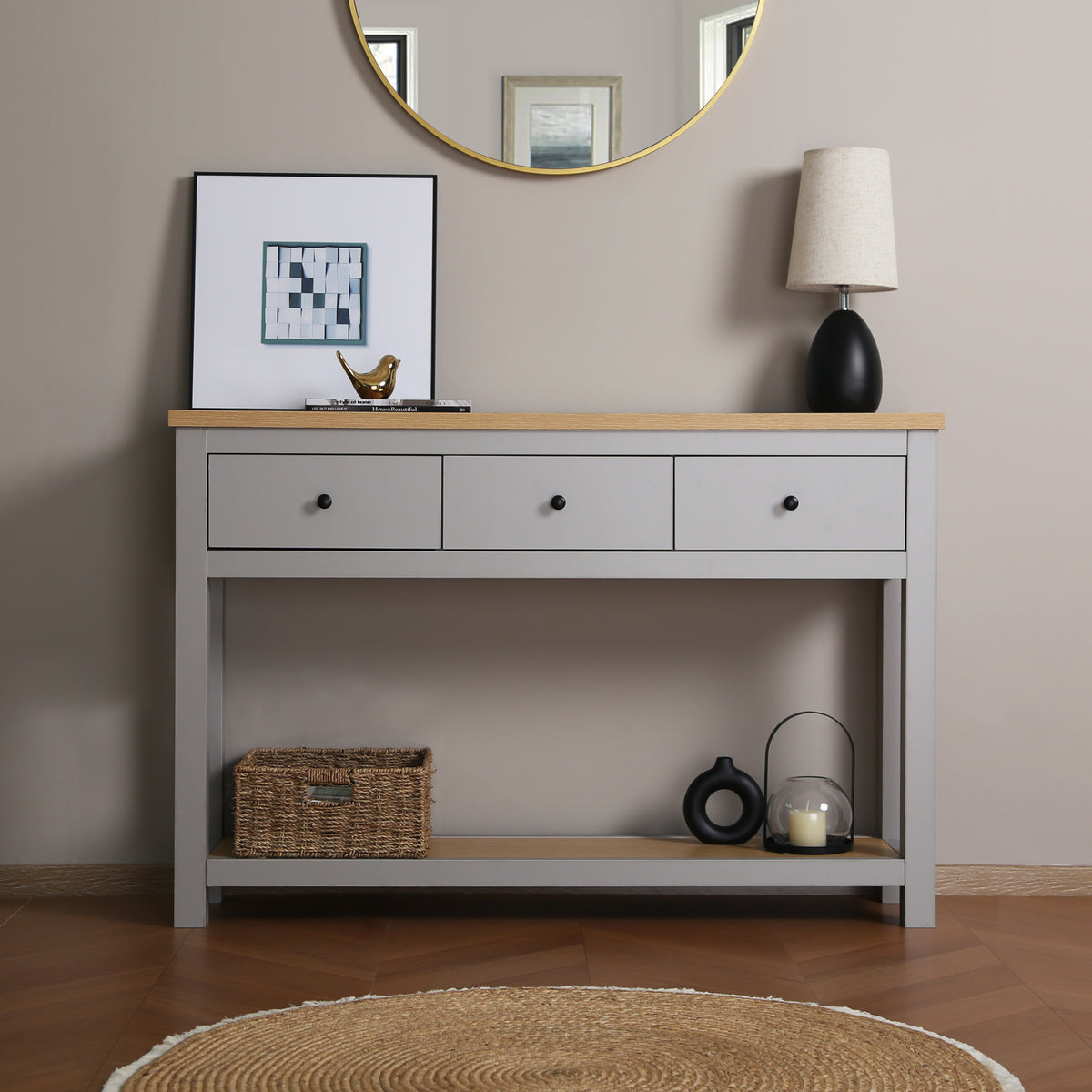 Wiltshire - 3 Drawer Console Table – Home Garden Direct